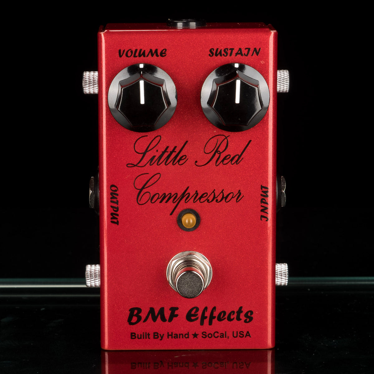 Used BMF Effects Little Red Compressor Pedal with Box — Truetone Music