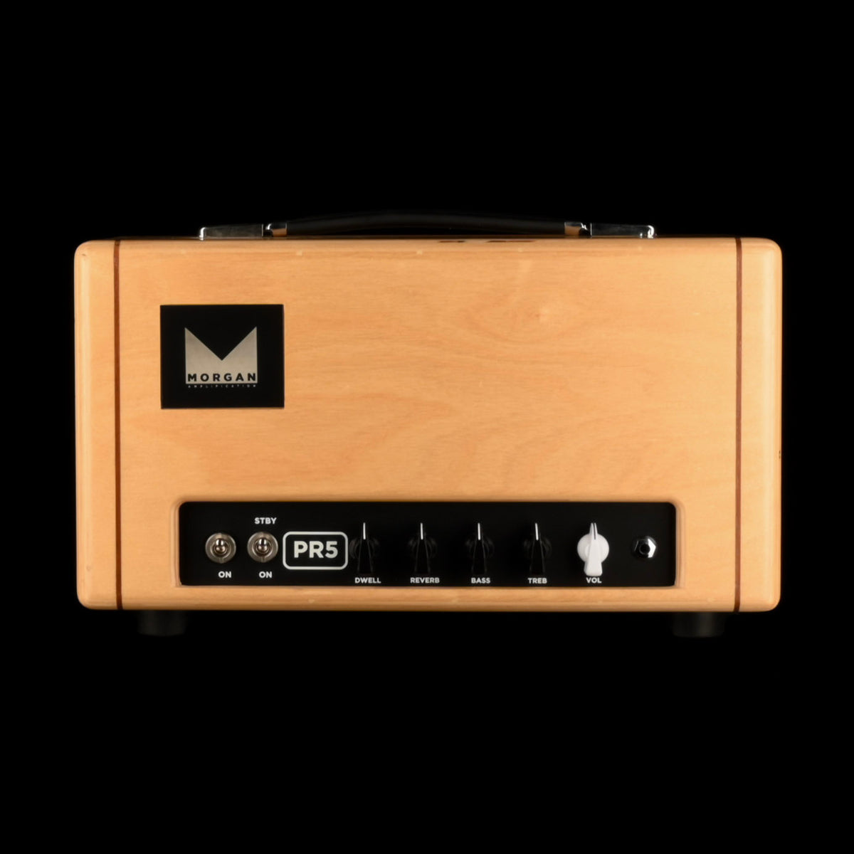 Used Morgan PR5 Guitar Amp Head Natural Wood — Truetone Music