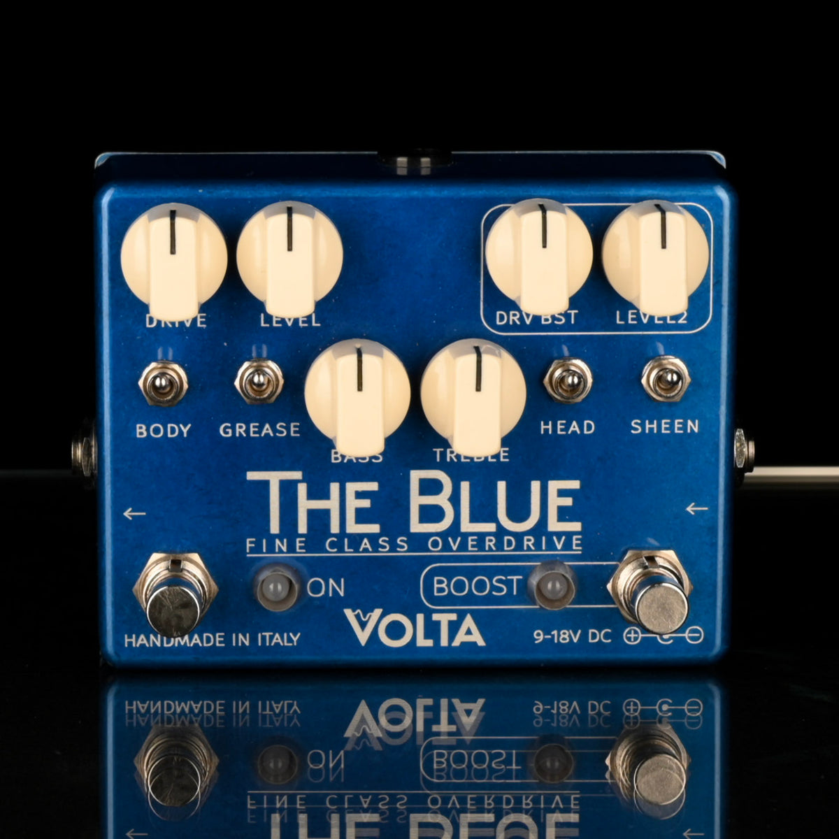 Used Volta Custom Electronics The Blue Overdrive with Boost Guitar Ped ...