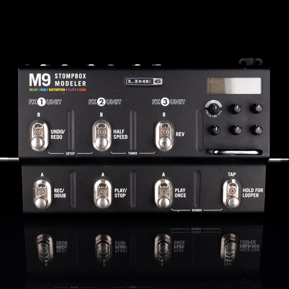 Used Line 6 M9 Stompbox Modeler Multi-Effects Pedal with Power Supply ...