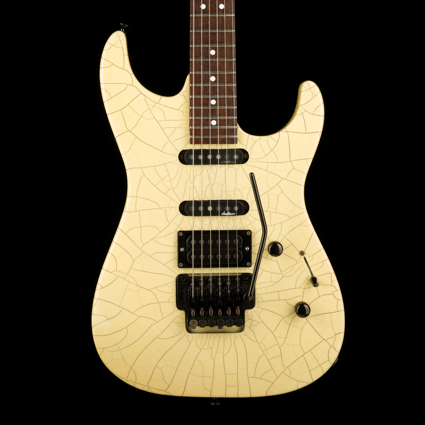 Pre Owned '90s Charvel 375 Deluxe Desert Crackle With HSC — Truetone Music