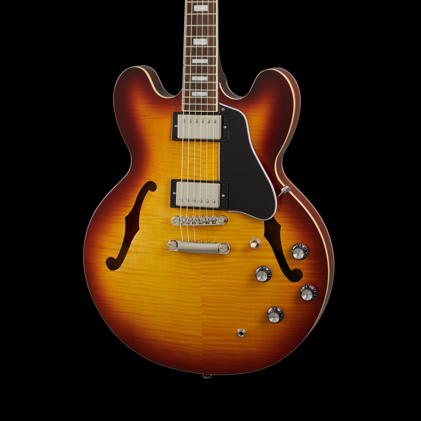 Epiphone ES-335 Figured Raspberry Tea Burst — Truetone Music