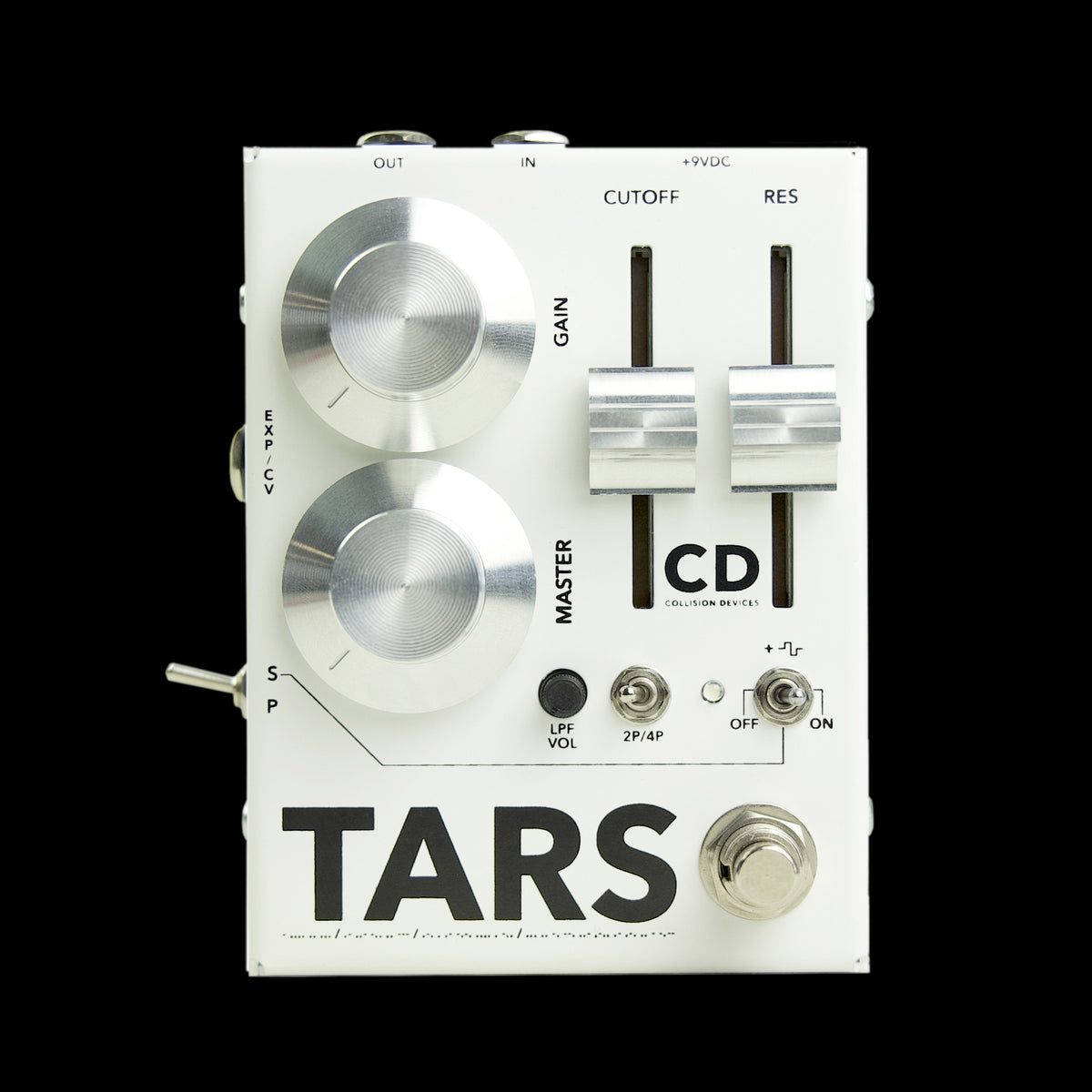 Collision Devices TARS Fuzz/Filter Pedal - White and Silver — Truetone ...