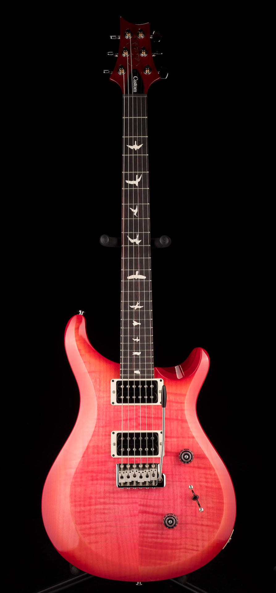 PRS S2 Custom 24 Pattern Thin Neck Bonni Pink Cherry Burst with Gig Ba — Truetone Music