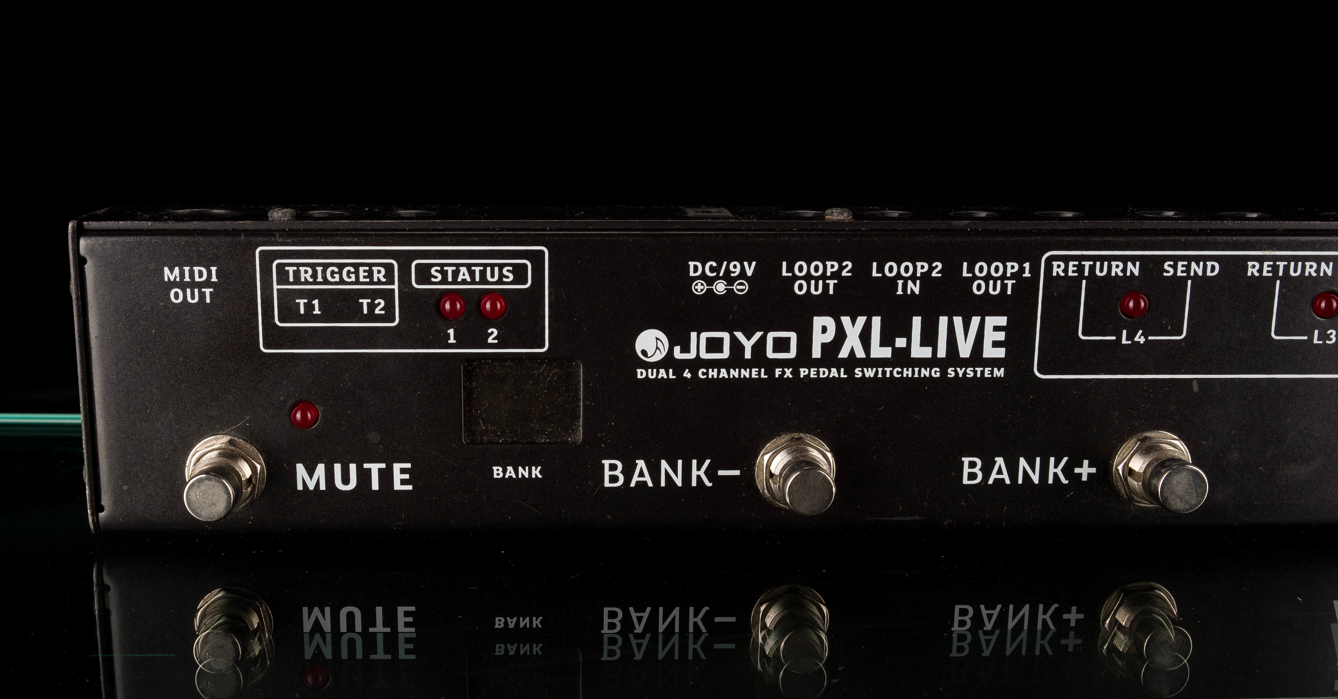 Used Joyo-PXL-LIVE Dual 4-Channel Programable Looper Footswitch Pedal ...