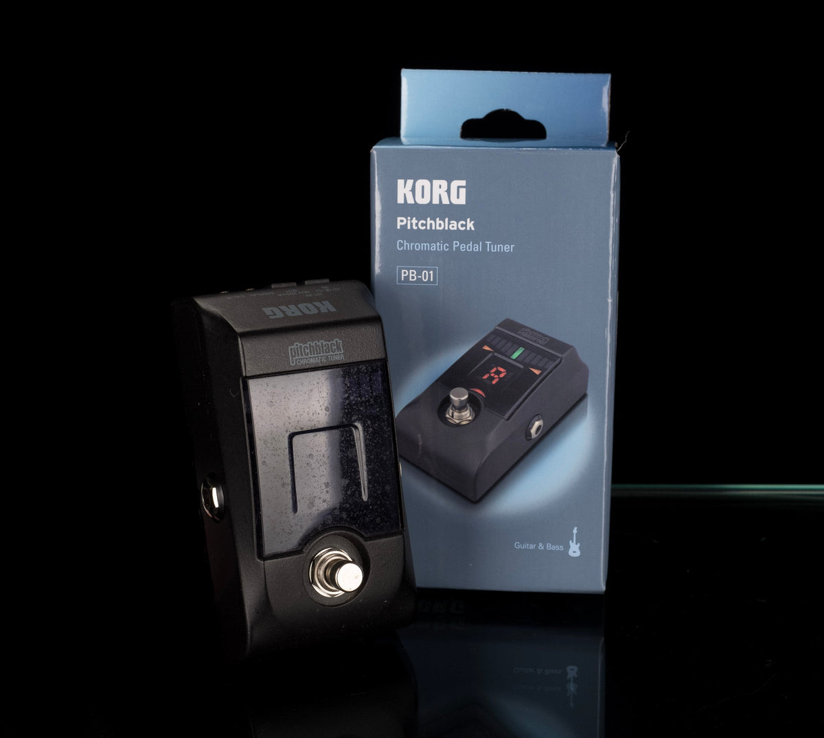 Used Korg Pitch Black PB-01 Stage Tuner With Box — Truetone Music