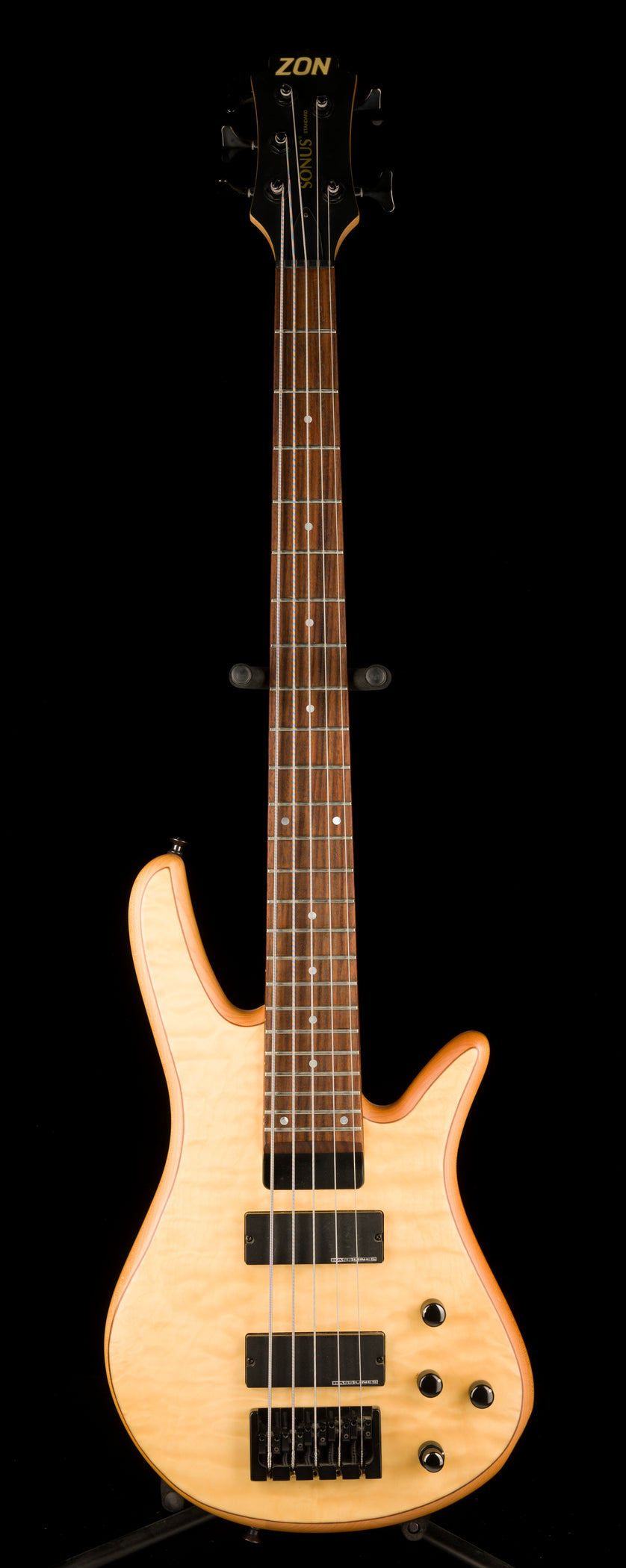 Pre Owned Zon Sonus Standard 5-String Bass Natural With Gig Bag ...