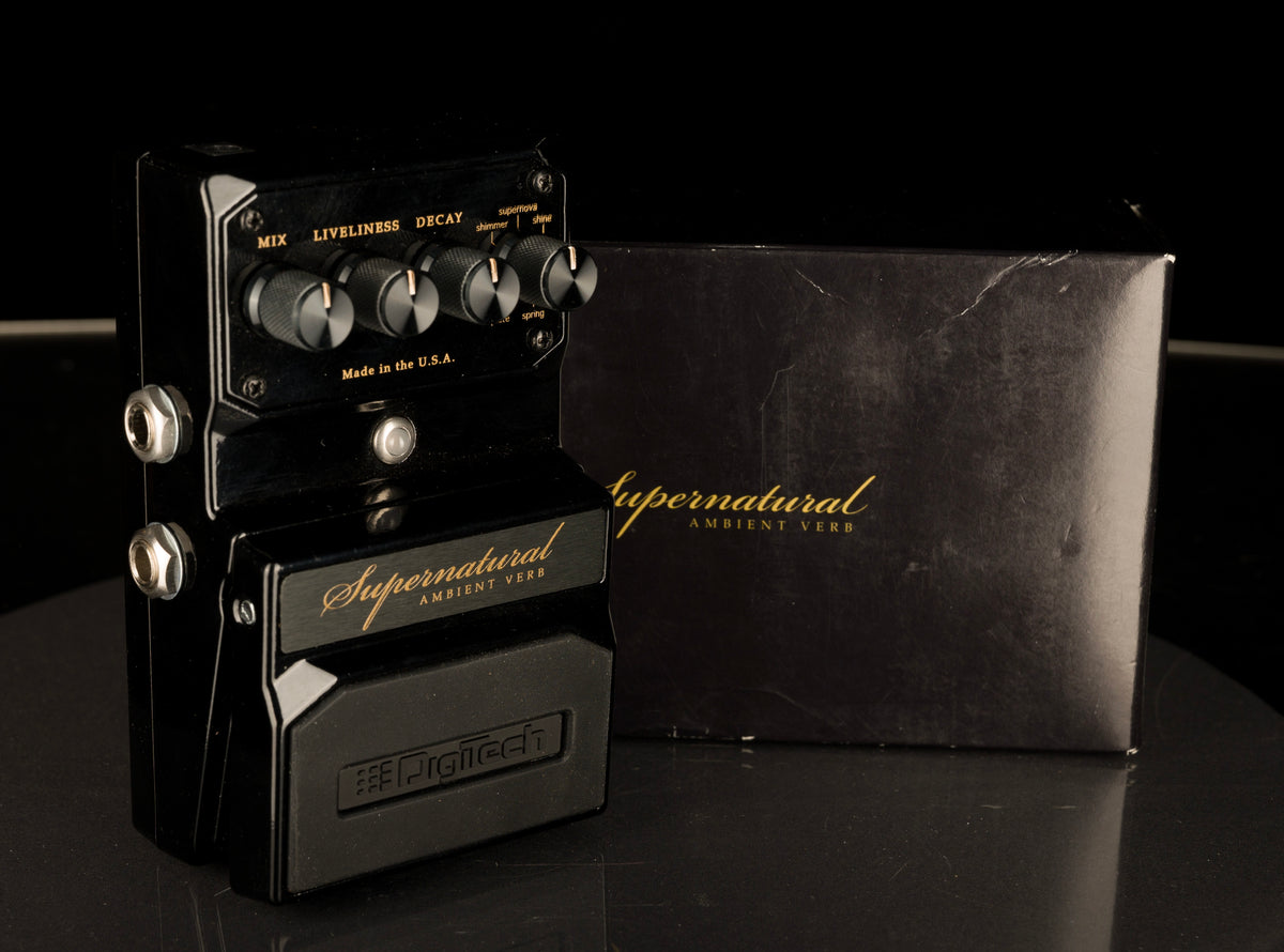 Used DigiTech Supernatural Reverb Pedal With Box — Truetone Music