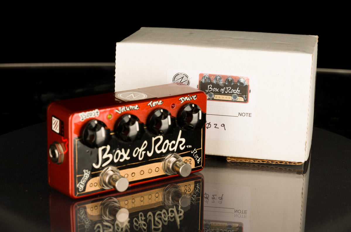 Used ZVex USA Handpainted Box of Rock Overdrive Pedal with Box ...