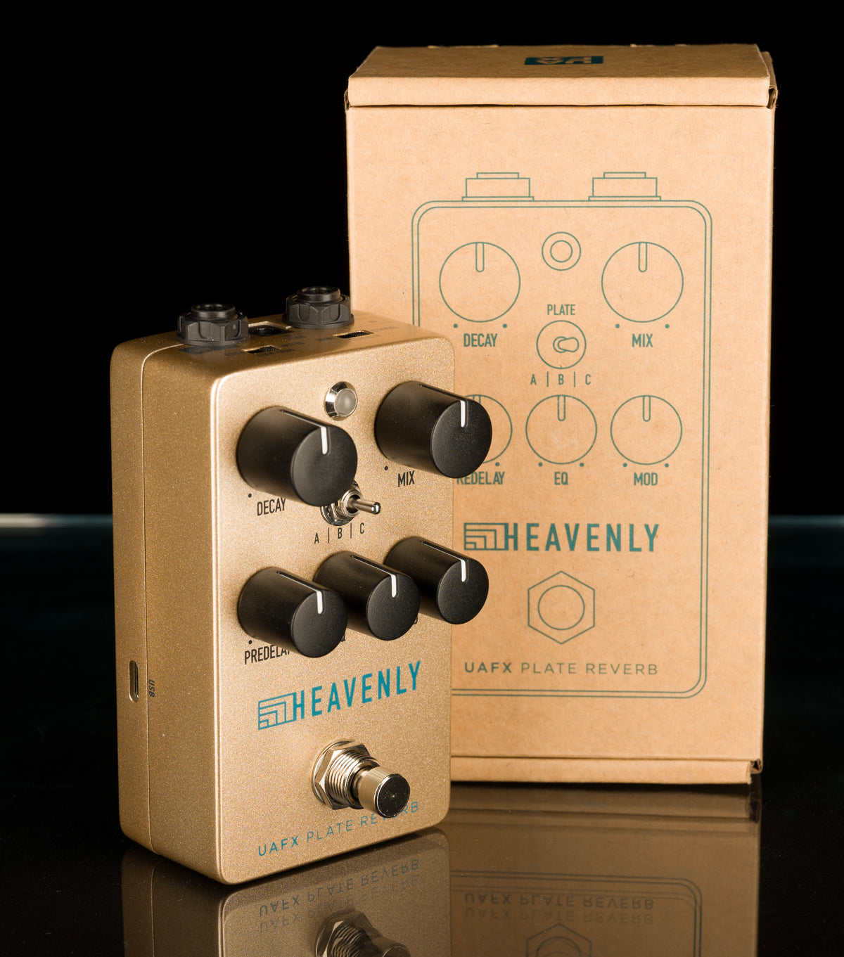 Used Universal Audio Heavely Plate Reverb Pedal With Box — Truetone Music