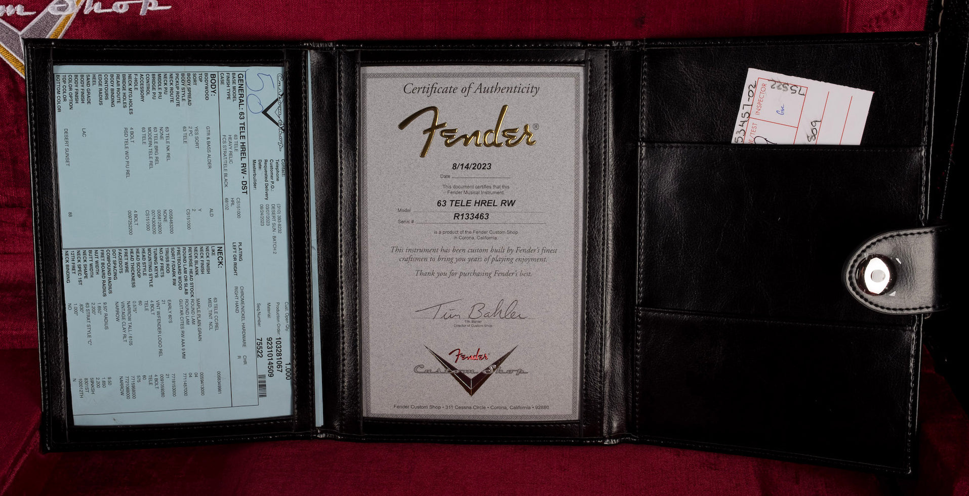 Fender Custom Shop 1963 Telecaster Heavy Relic Desert Sunset Truetone ...