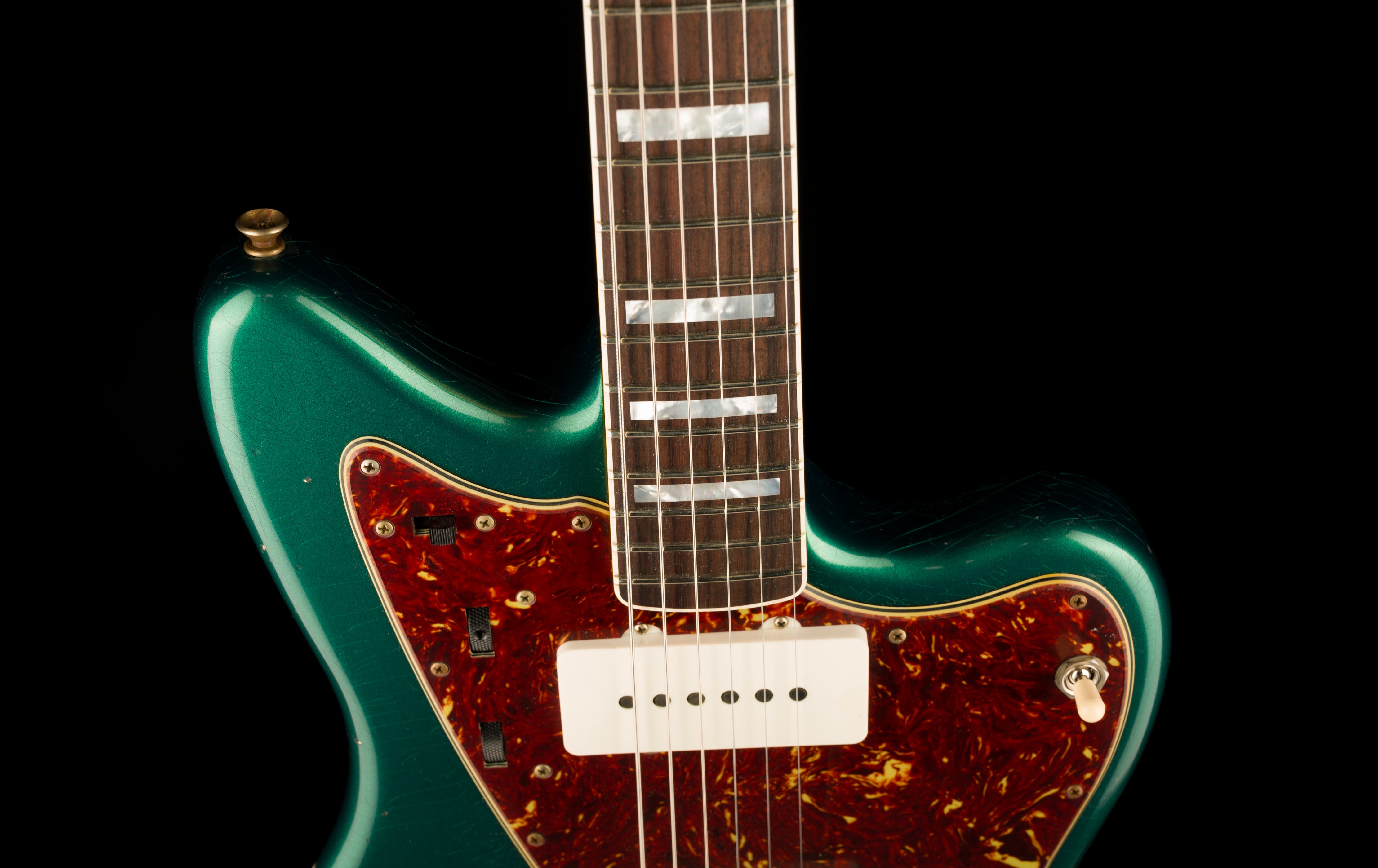 Fender Custom Shop 1966 Jazzmaster Journeyman Relic British Racing Gre ...