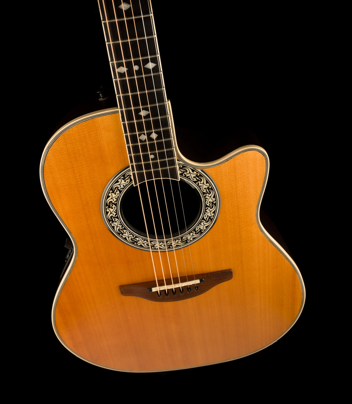 Pre Owned 1990's Ovation Legend Model 1767 Natural With OHSC — Truetone ...