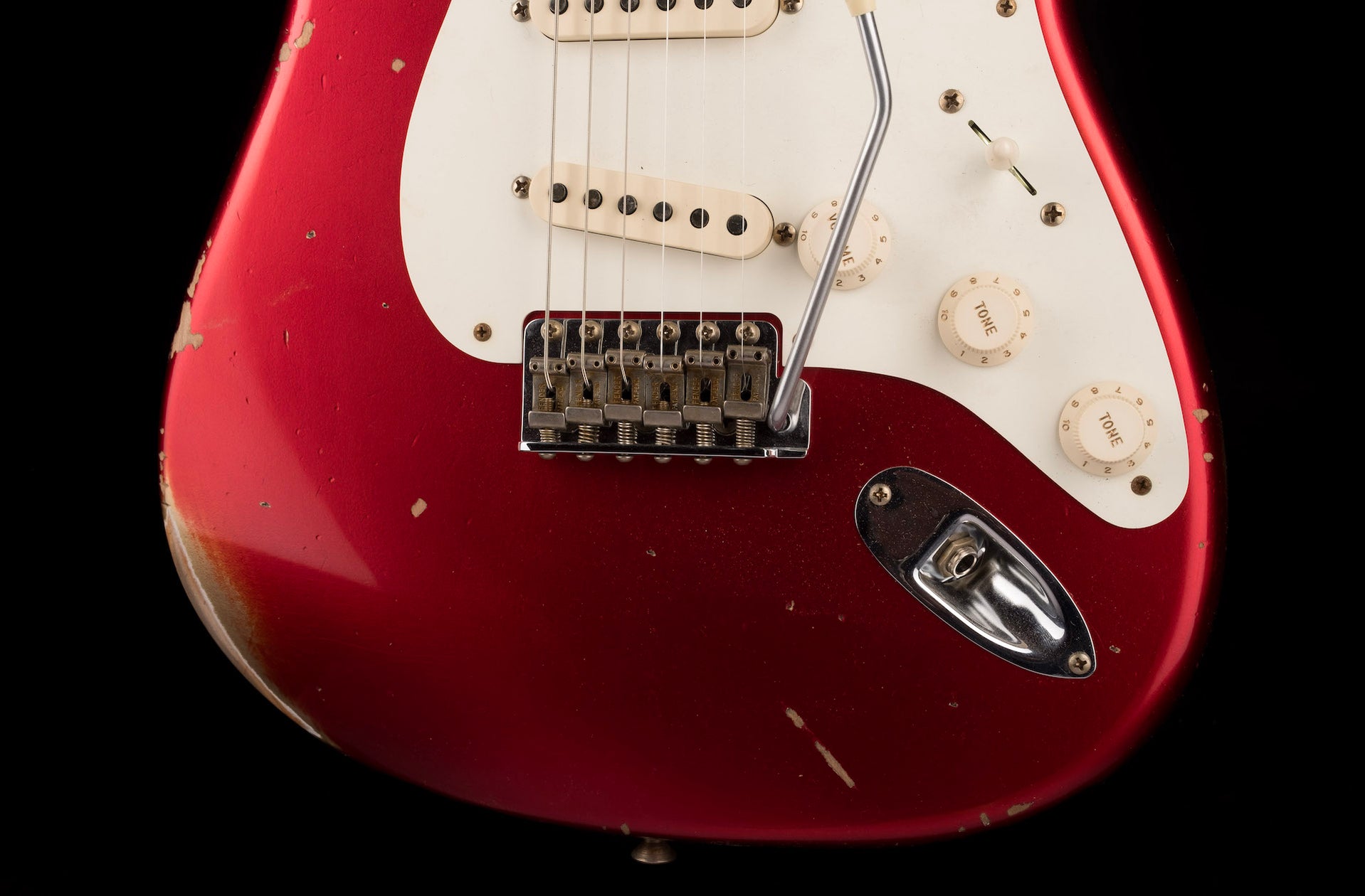 Fender Custom Shop 1957 Stratocaster Reverse Headstock Relic Candy App ...