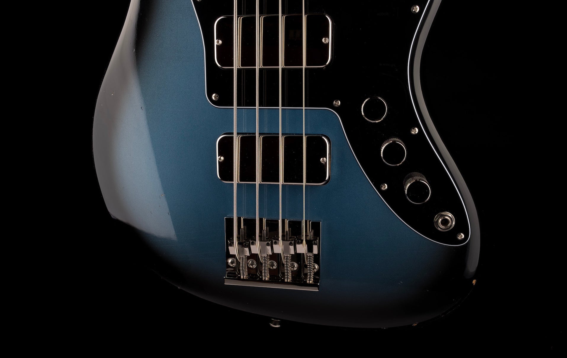 Fano Alt de Facto JM4 Bass Pelham Blue Burst Light Distress with Case ...