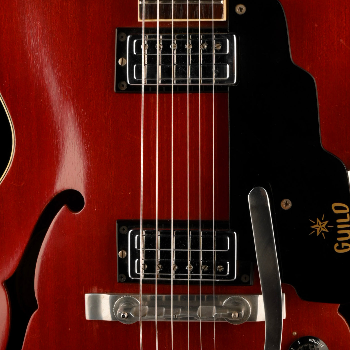 Vintage 1964 Guild Starfire III Cherry Hollow Body Electric Guitar Wit ...