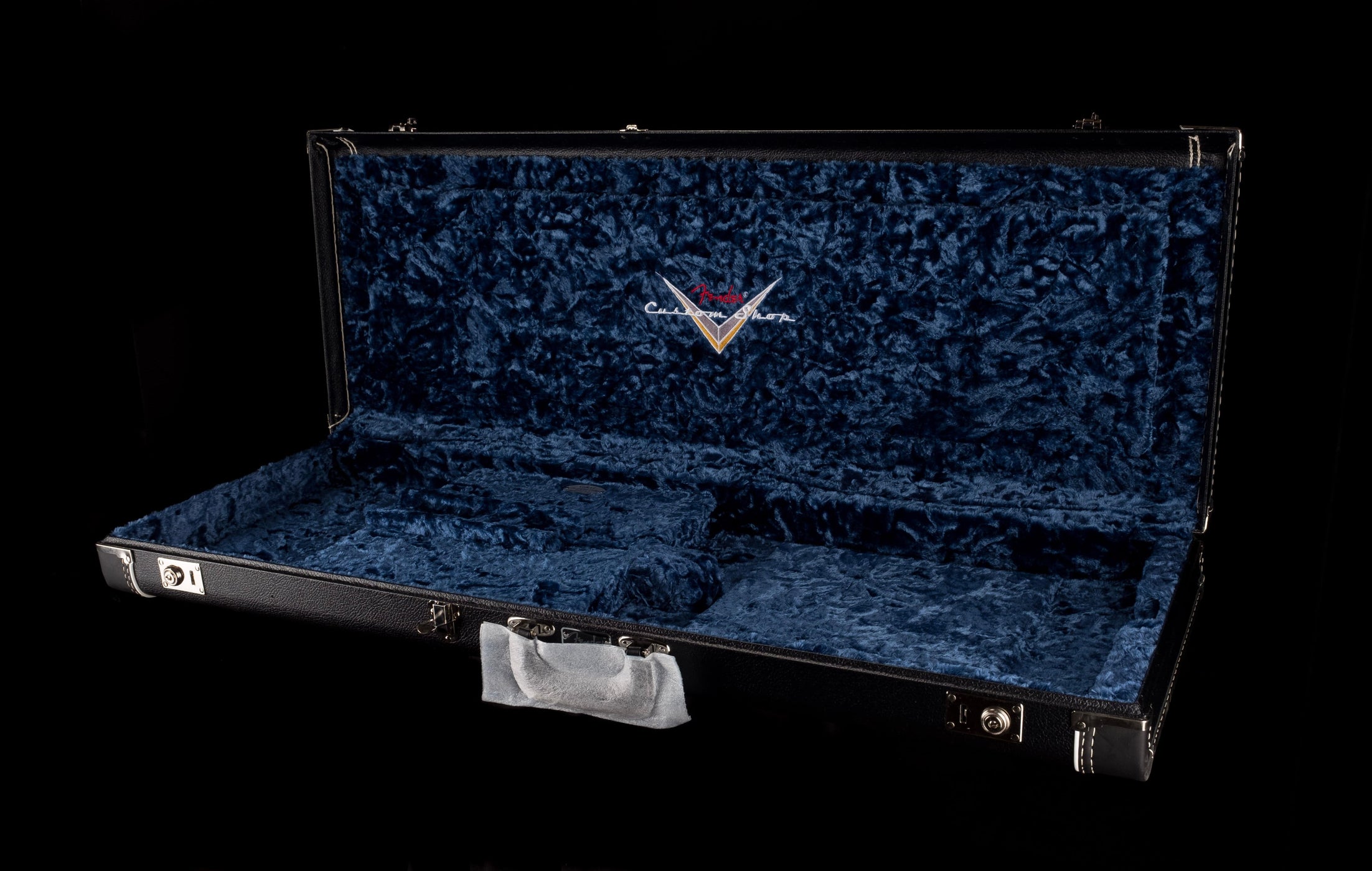 Used Fender Custom Shop Deluxe G&G Stratocaster Telecaster Case Black ...