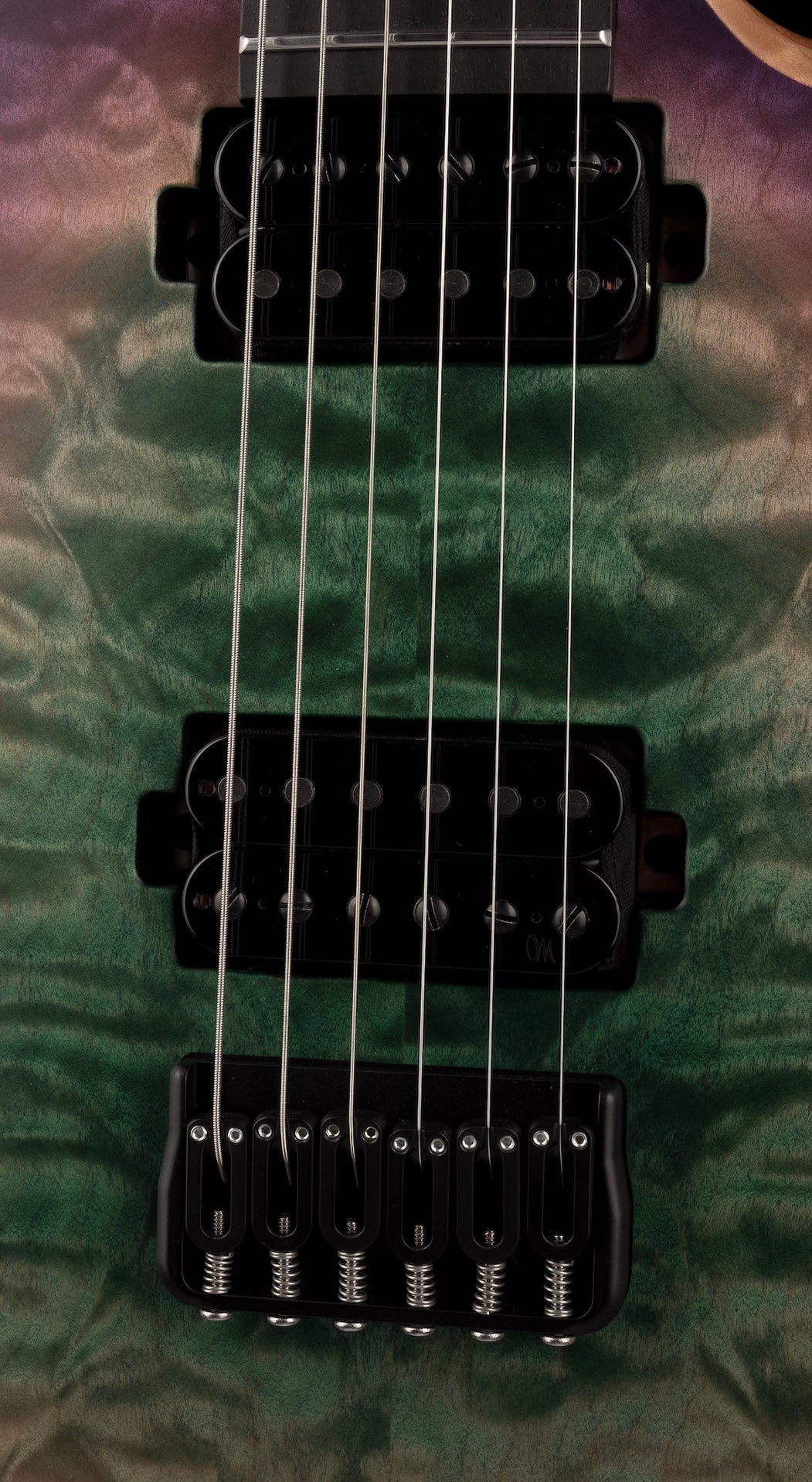 Mayones Duvell Elite 6 String 4A Quilt Maple Top Joker Burst Satine Fi ...