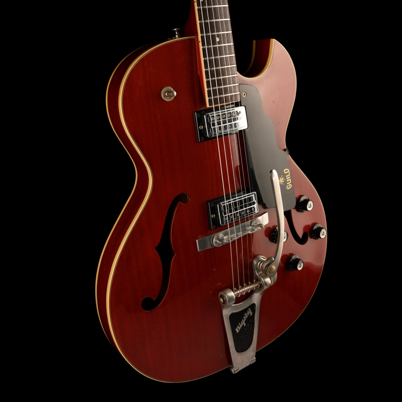 Vintage 1964 Guild Starfire III Cherry Hollow Body Electric Guitar Wit ...