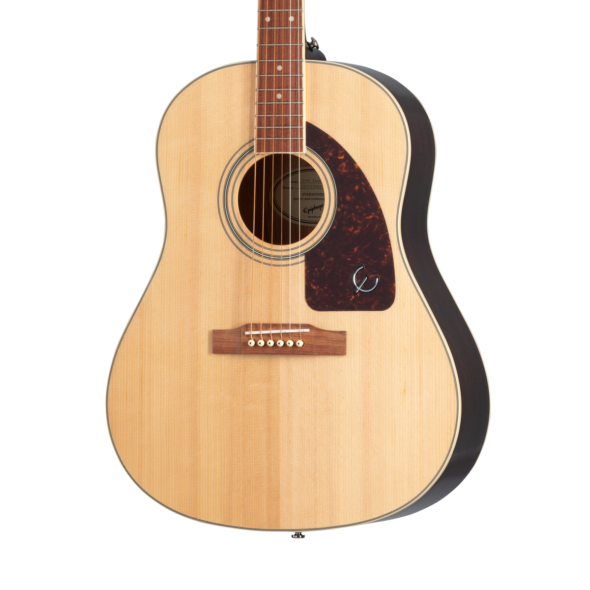 Epiphone J-45 Studio (Solid Top) Natural Acoustic Guitar — Truetone Music