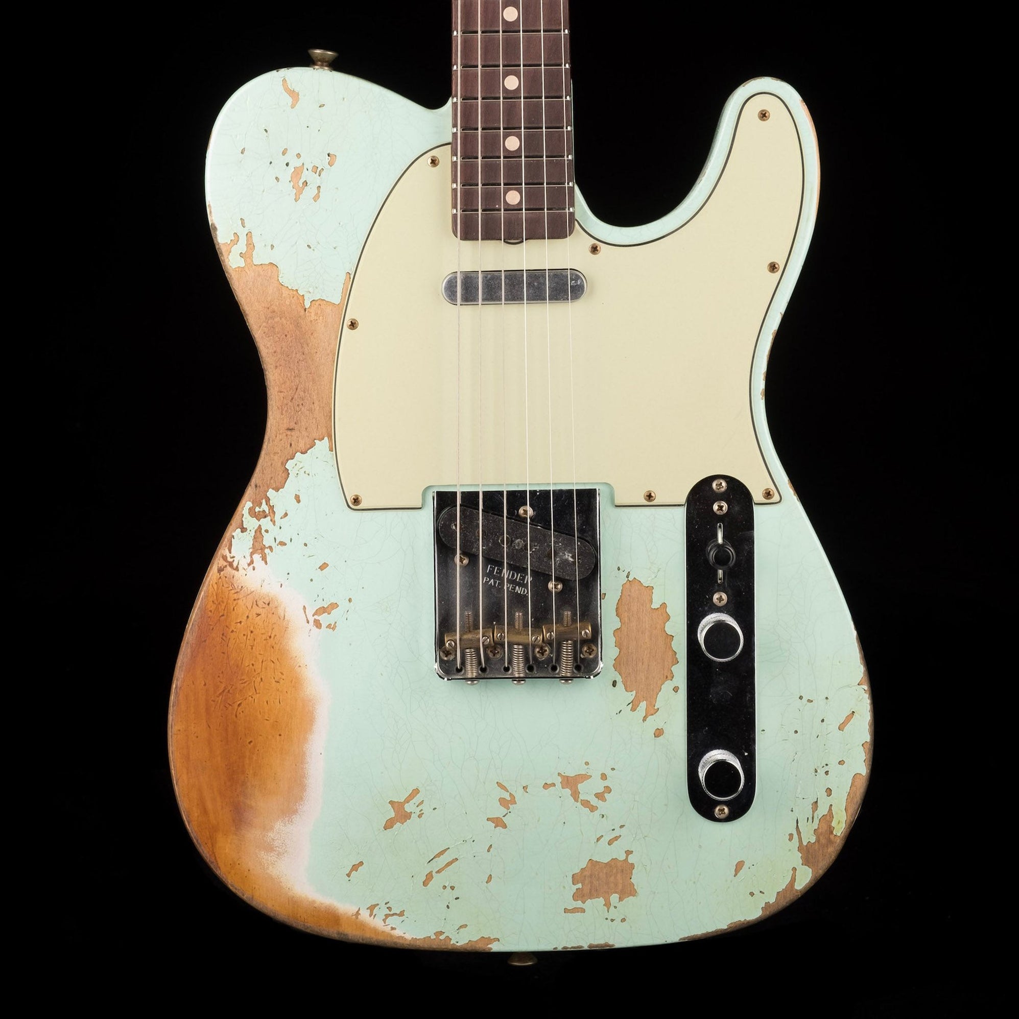 Fender Custom Shop 1963 Telecaster Super Heavy Relic Surf Pearl ...