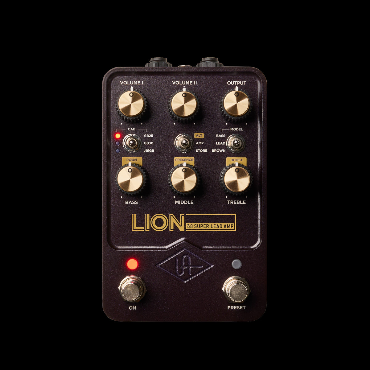 Universal Audio UAFX Lion 68 Super Lead Amp Overdrive Pedal — Truetone ...
