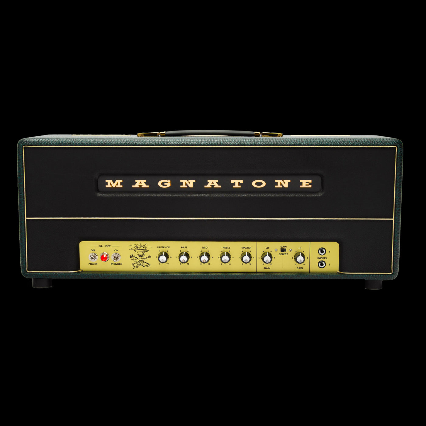 Magnatone SL-100 Slash Signature Head And Matching SL-412 Cabinet Guit ...