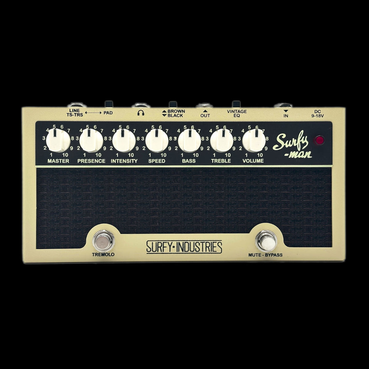 Surfy Industries SurfyMan Preamp Pedal — Truetone Music