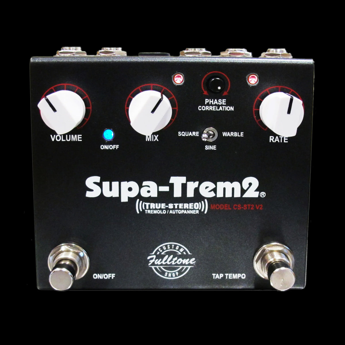 Fulltone CS-ST2 Custom Shop Supa-Trem 2 V2 Stereo Tremolo Pedal ...