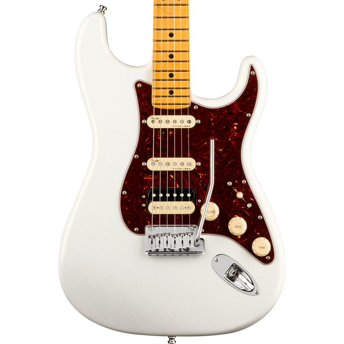 Fender American Ultra Stratocaster HSS Maple Fingerboard Arctic Pearl ...