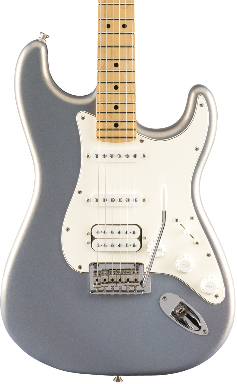 Fender Player Series Maple Neck HSS Stratocaster - Silver — Truetone Music