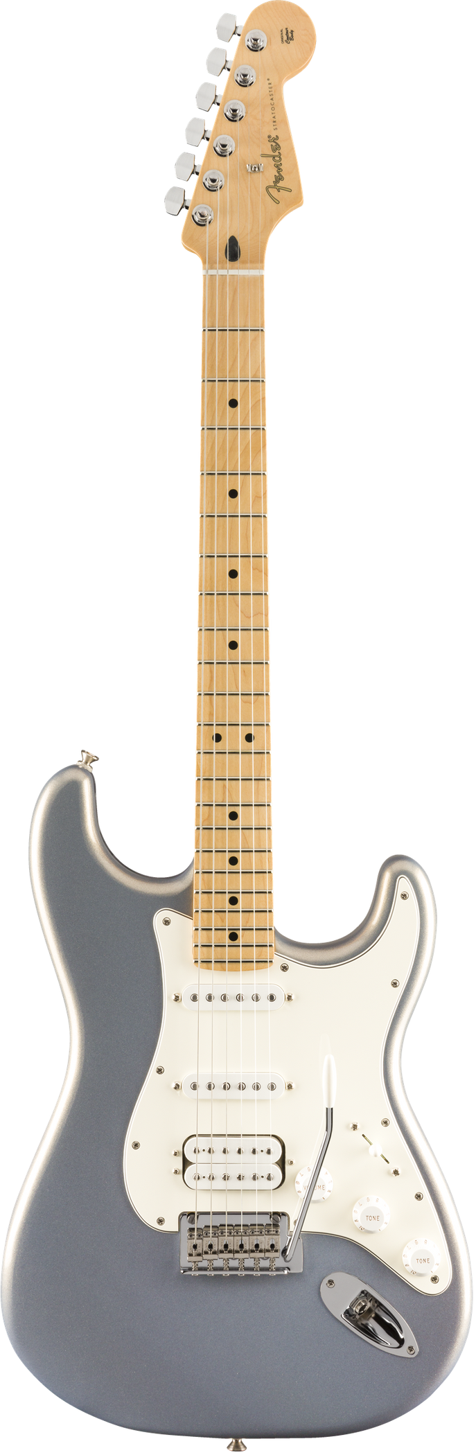 Fender Player Series Maple Neck HSS Stratocaster - Silver — Truetone Music