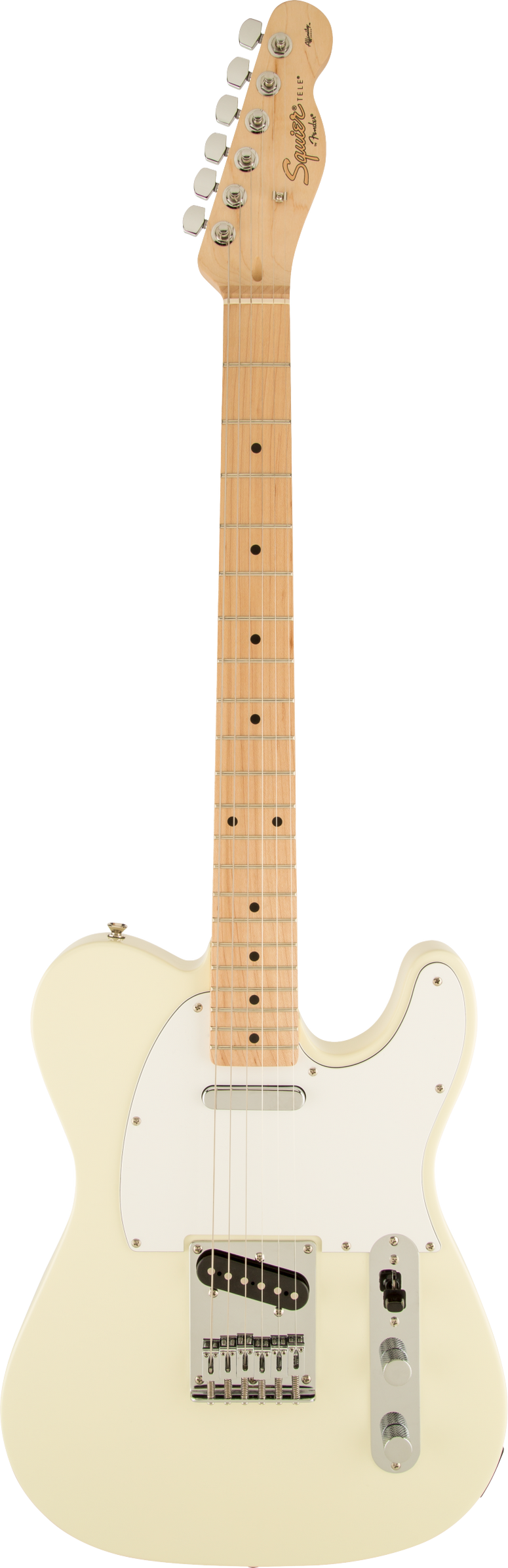 Squier Affinity Series Telecaster Maple Fingerboard Arctic White Elect ...