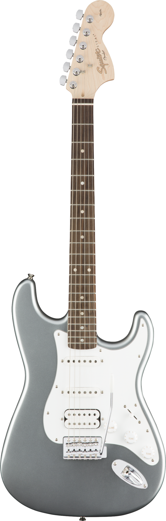 Squier Affinity Series Stratocaster HSS Laurel Fingerboard Slick Silve ...