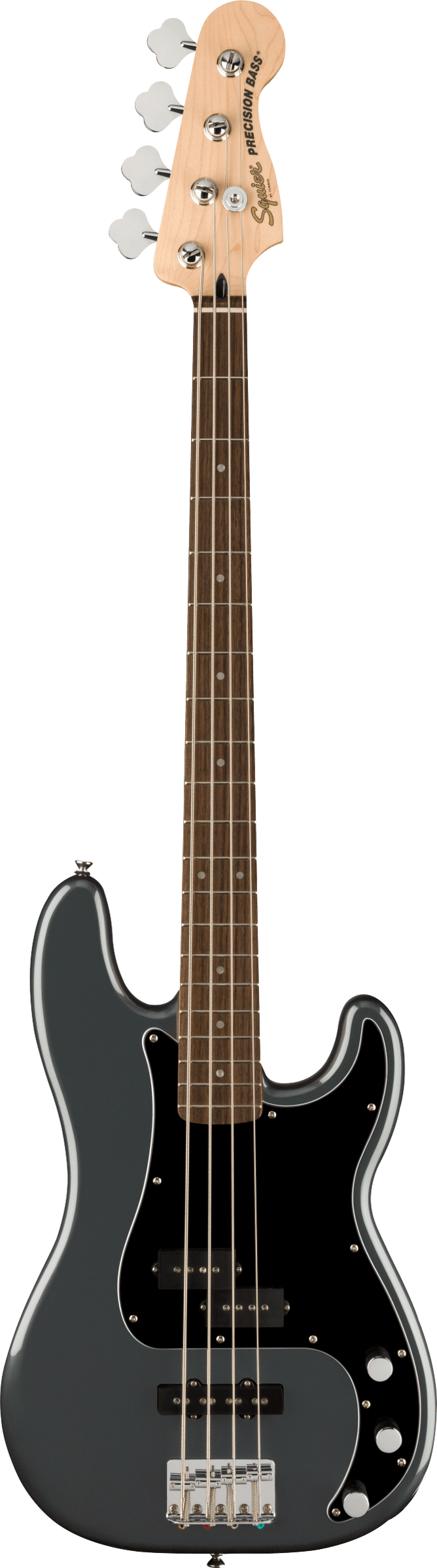Squier Affinity Series Precision Bass PJ Black Pickguard Charcoal Fros ...