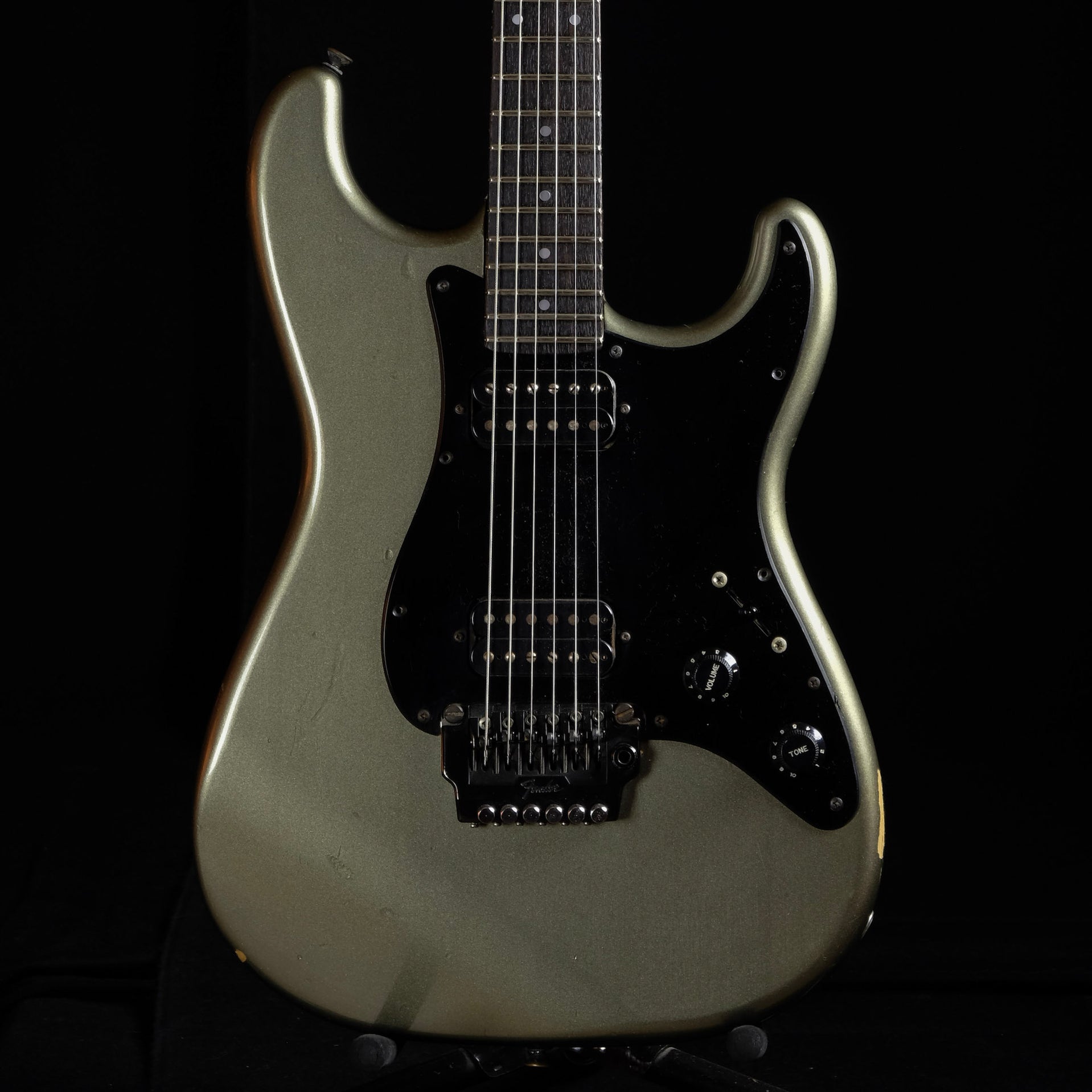 Used 1980s Fender Boxer Series Strat HH Pewter Electric Guitar With OH ...