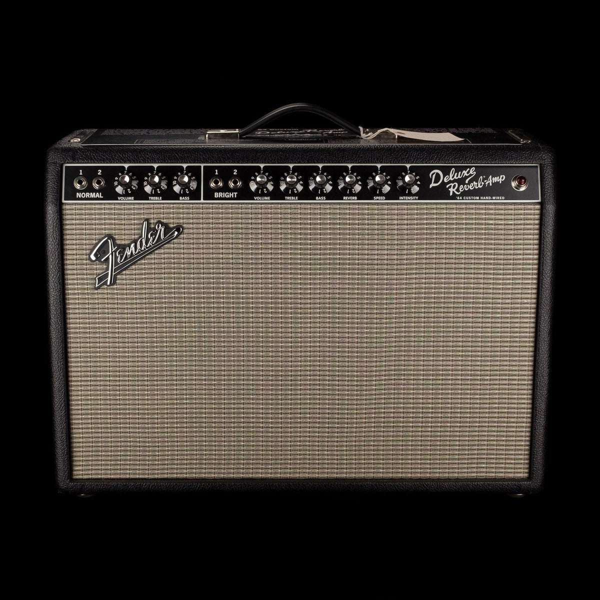 Pre Owned Fender '64 Custom Deluxe Reverb Hand-wired Guitar Amp Combo ...