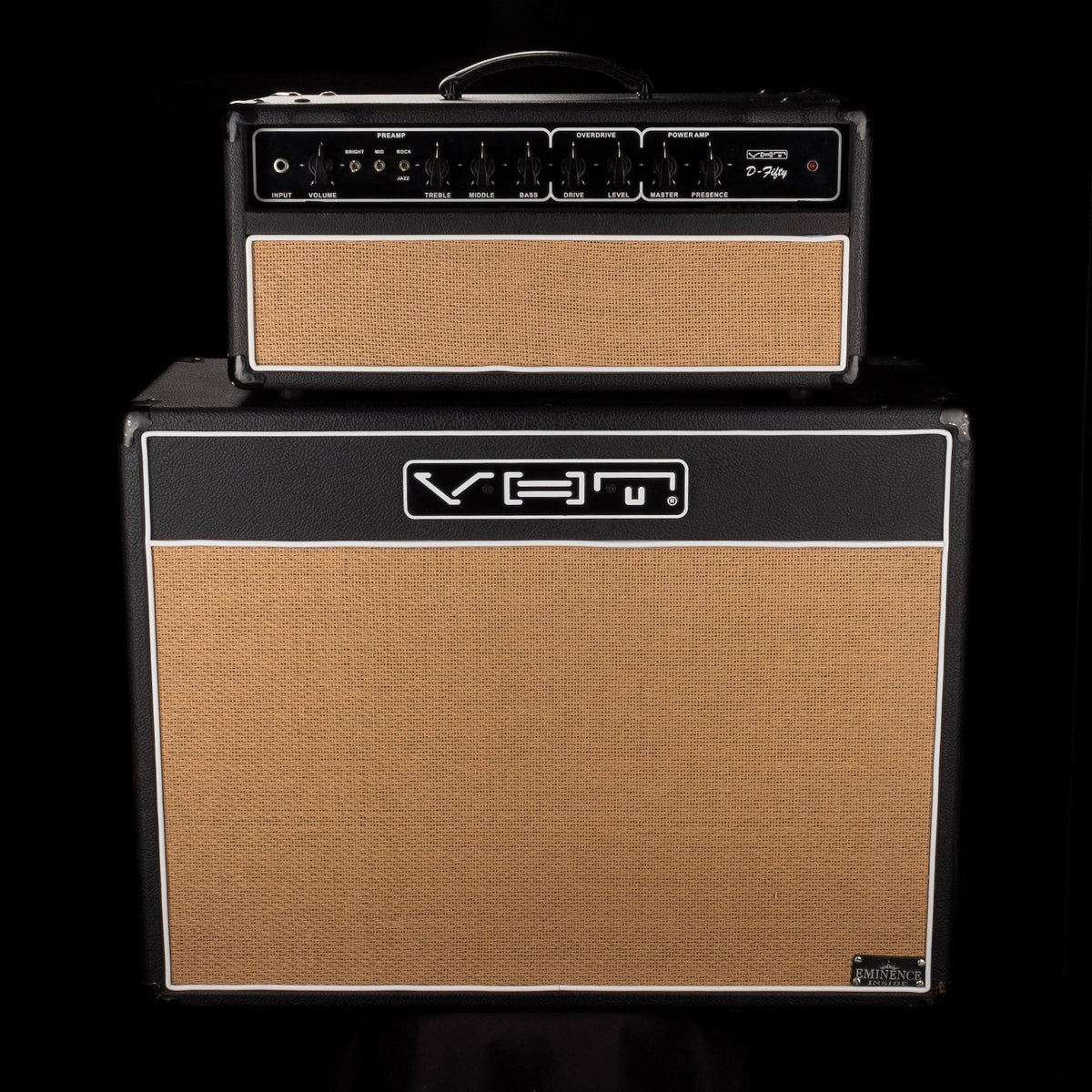 Used VHT Amplification D-Fifty Tube Head and D-212 Cabinet Black - AX0 ...