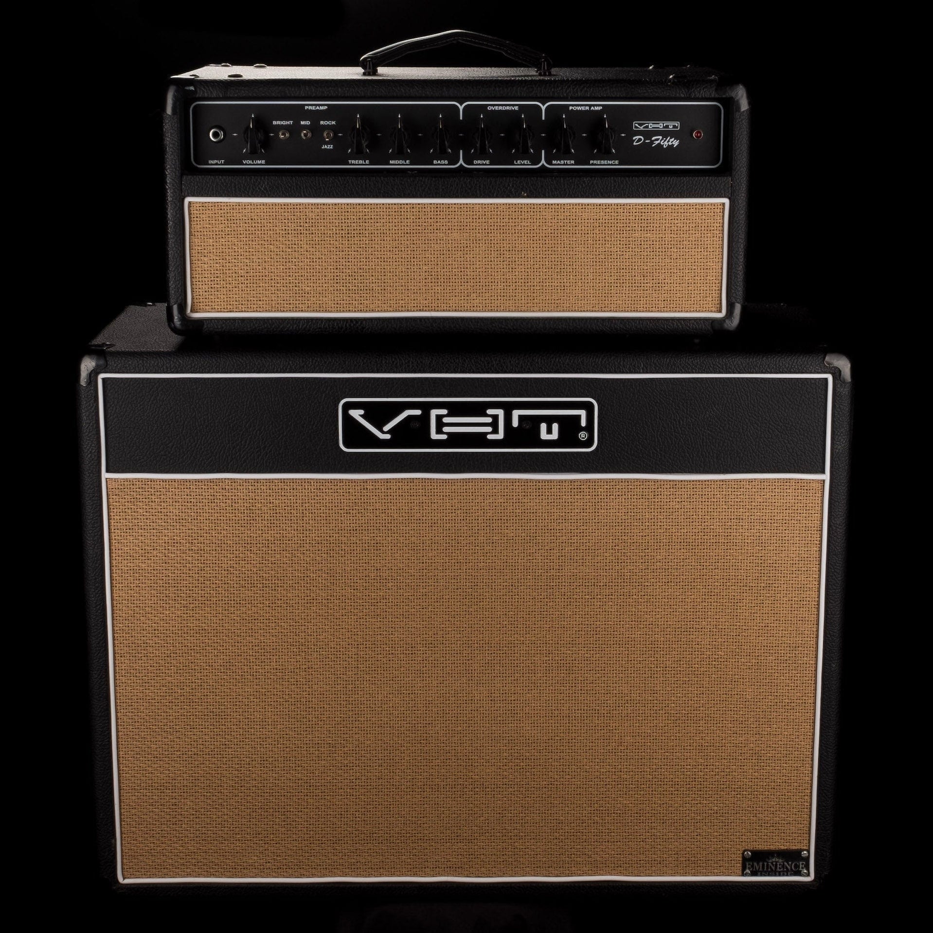 Used VHT Amplification D-Fifty Tube Head and D-212 Cabinet Black - AX2 ...