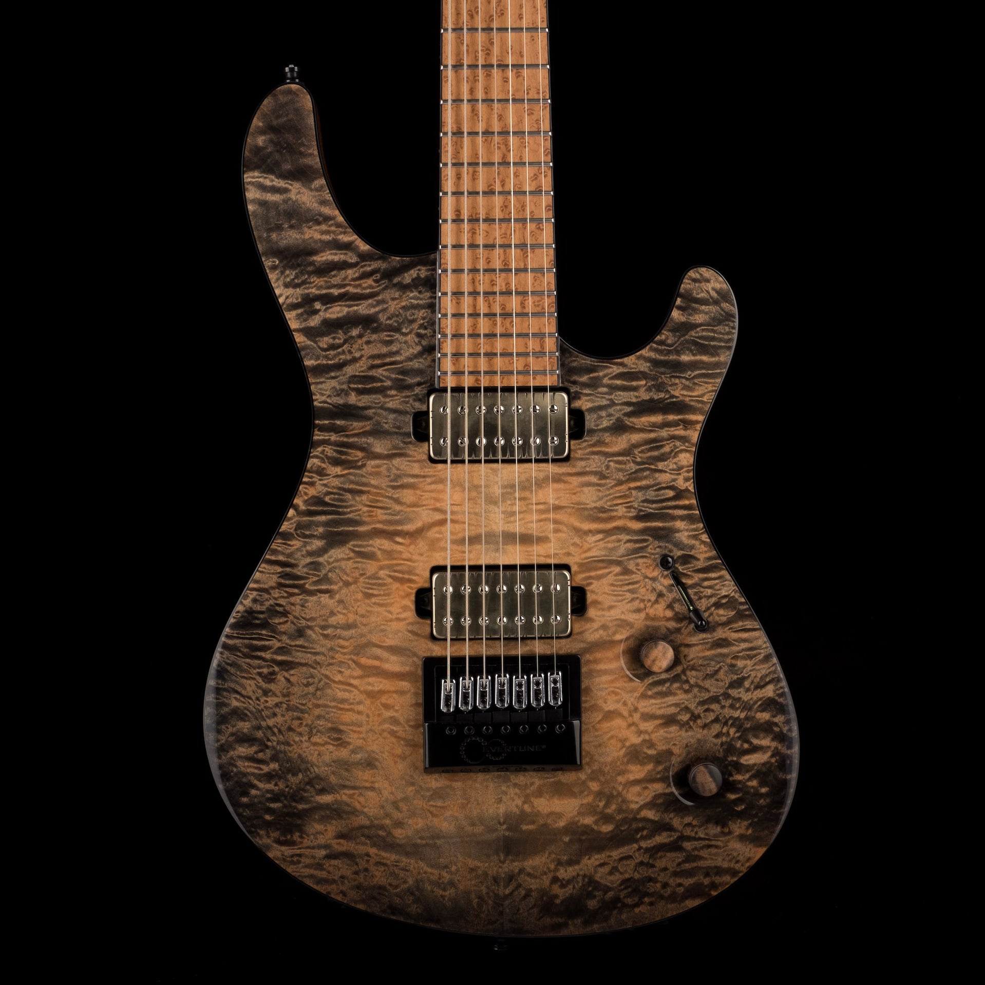 Mayones Regius 4Ever 7 String Baritone 5A Grade Quilted Flame Maple To ...