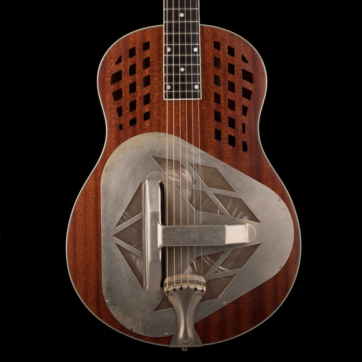 Pre Owned Republic Tricone Woody Resonator Acoustic Guitar With Soft C ...