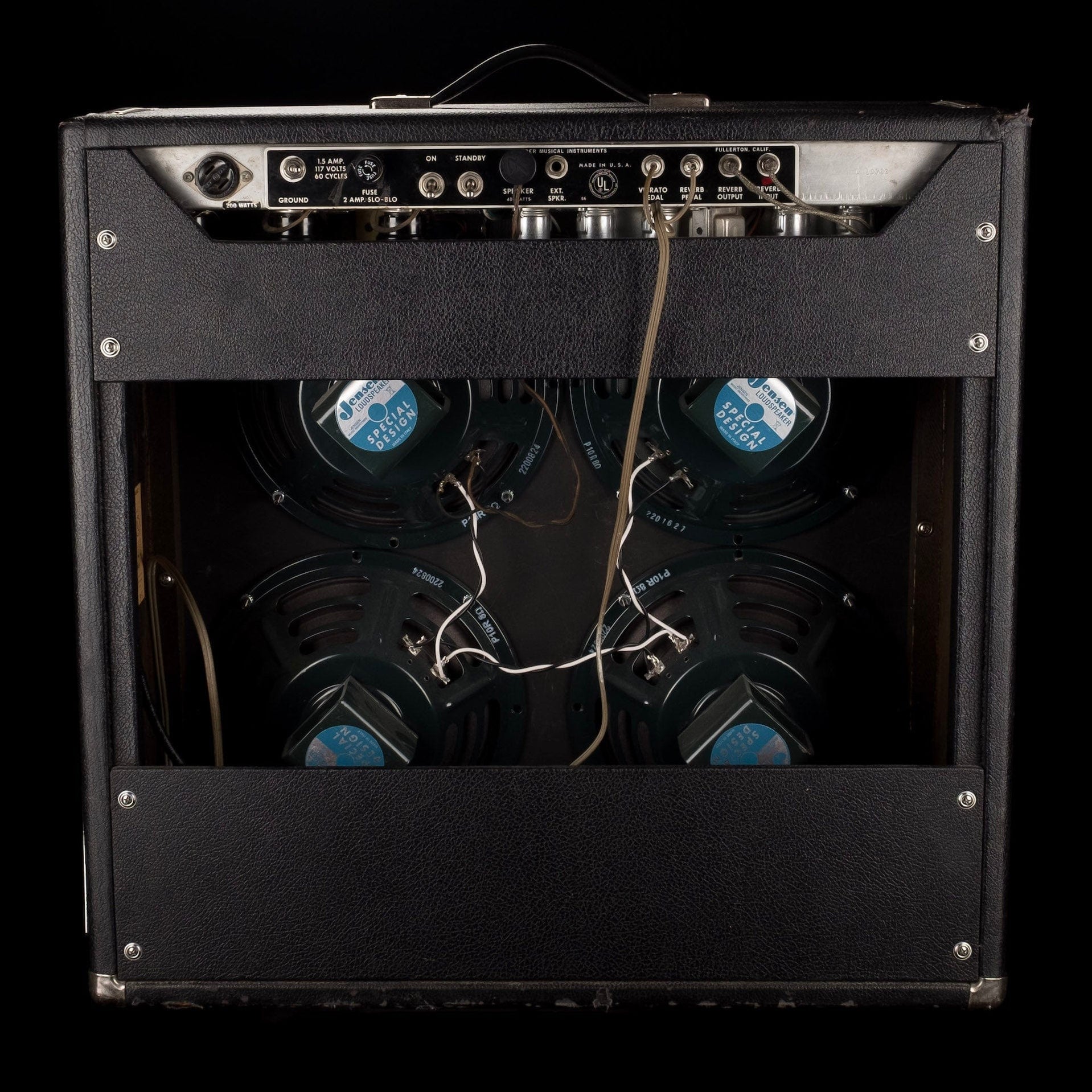 Vintage 1967 Fender Super Reverb Guitar Amp Combo — Truetone Music