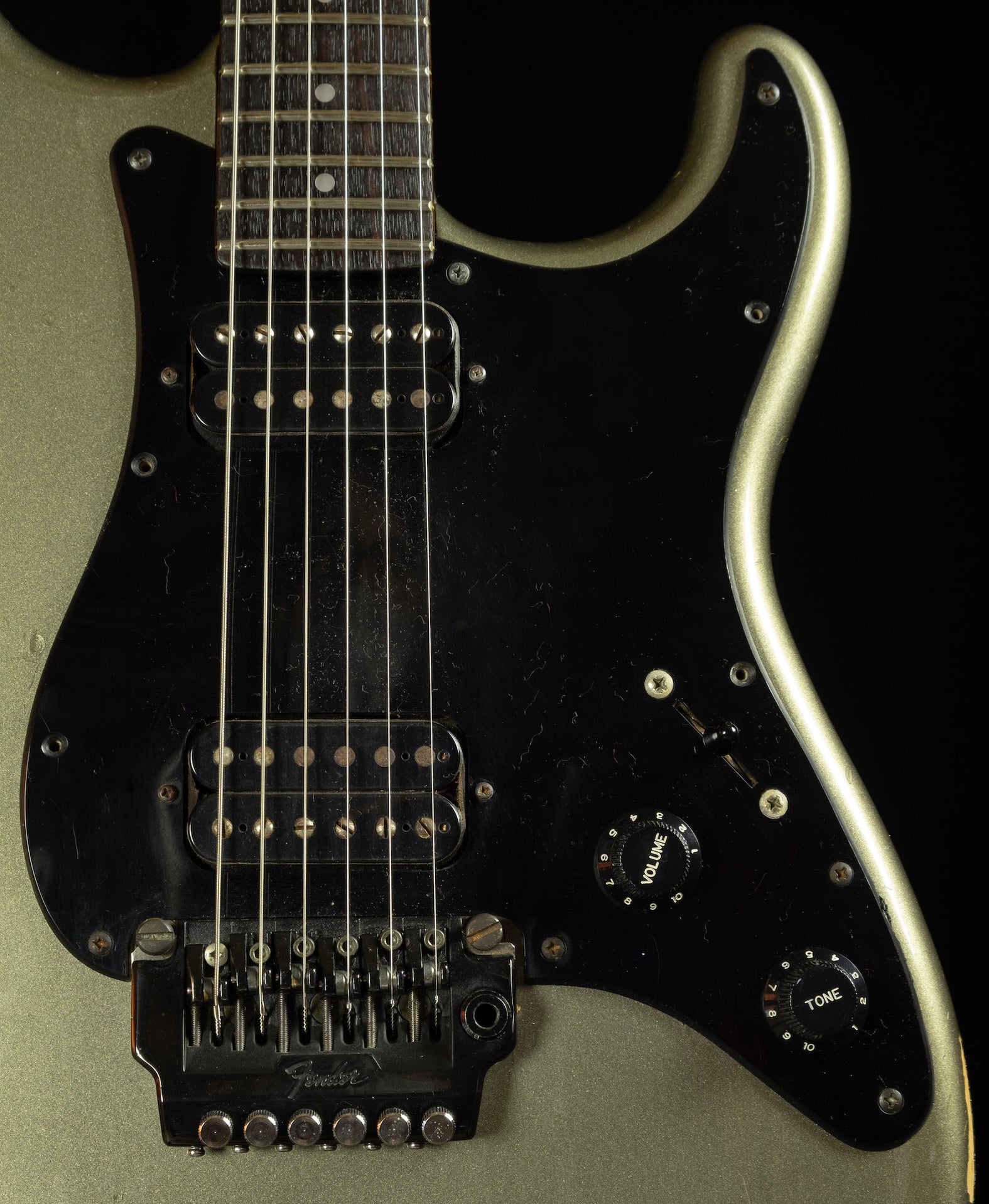 Used 1980s Fender Boxer Series Strat HH Pewter Electric Guitar With OH ...