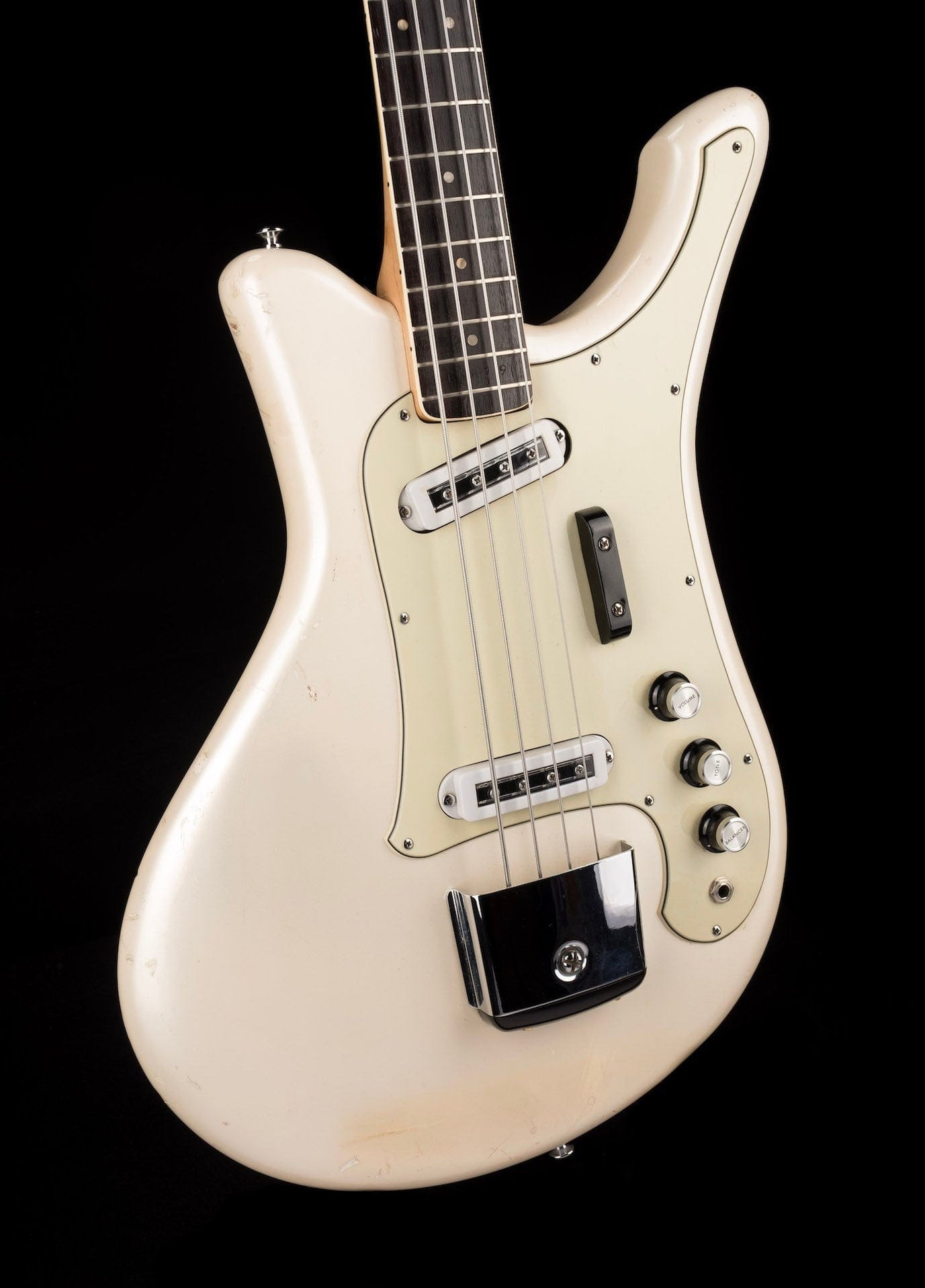 Vintage 1968 Yamaha SB-5A White “Flying Samurai” Bass With Hard Case ...