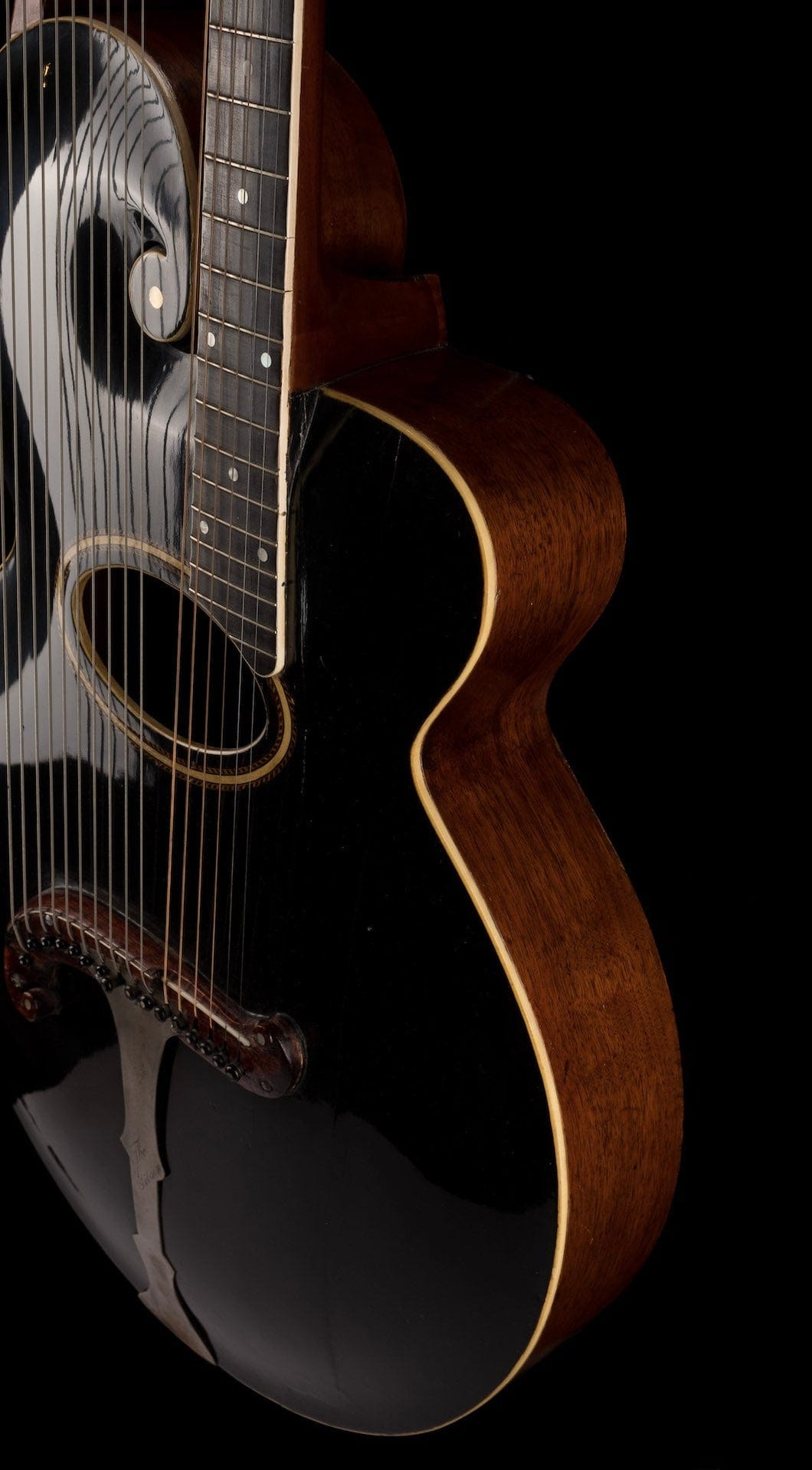Vintage 1908 Gibson Harp Guitar Style V With Case — Truetone Music