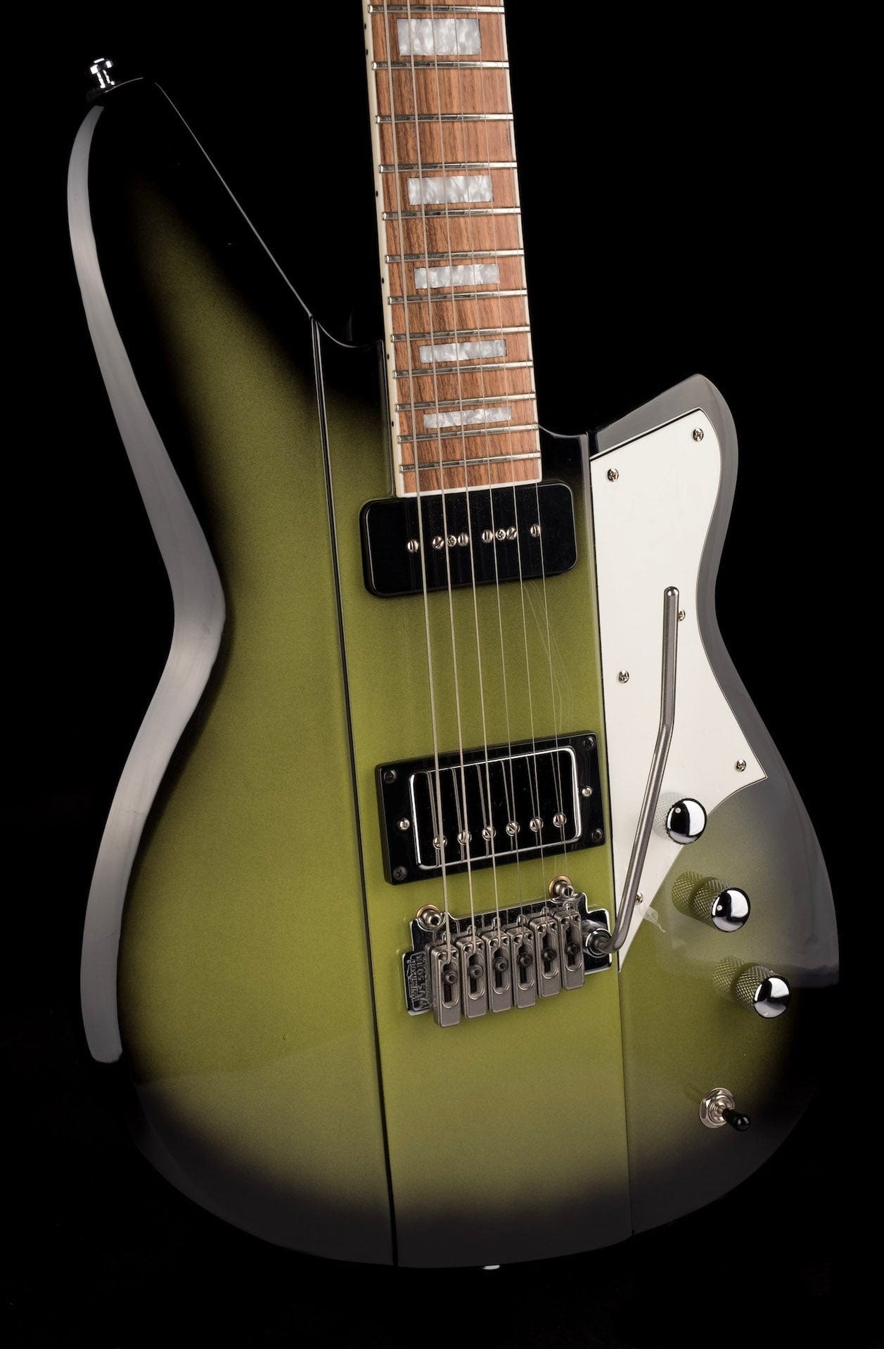 Used Reverend Warhawk DAW Roasted Maple Neck Electric Guitar Avocado B ...