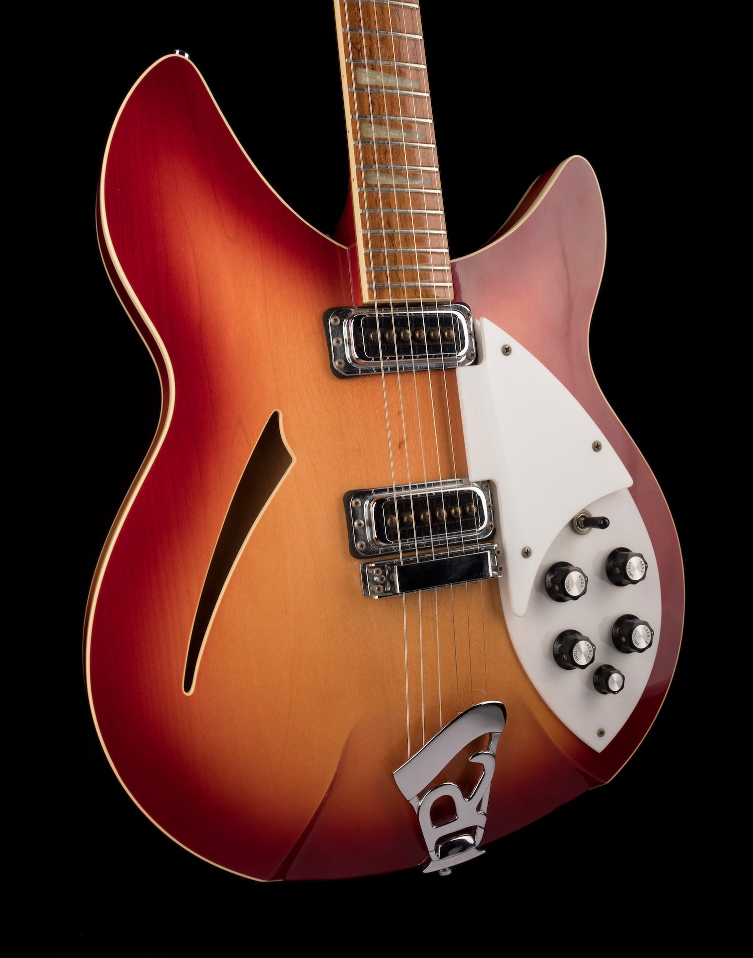Pre Owned 1995 Rickenbacker 360 WB 6 String Guitar Fireglo With Case ...