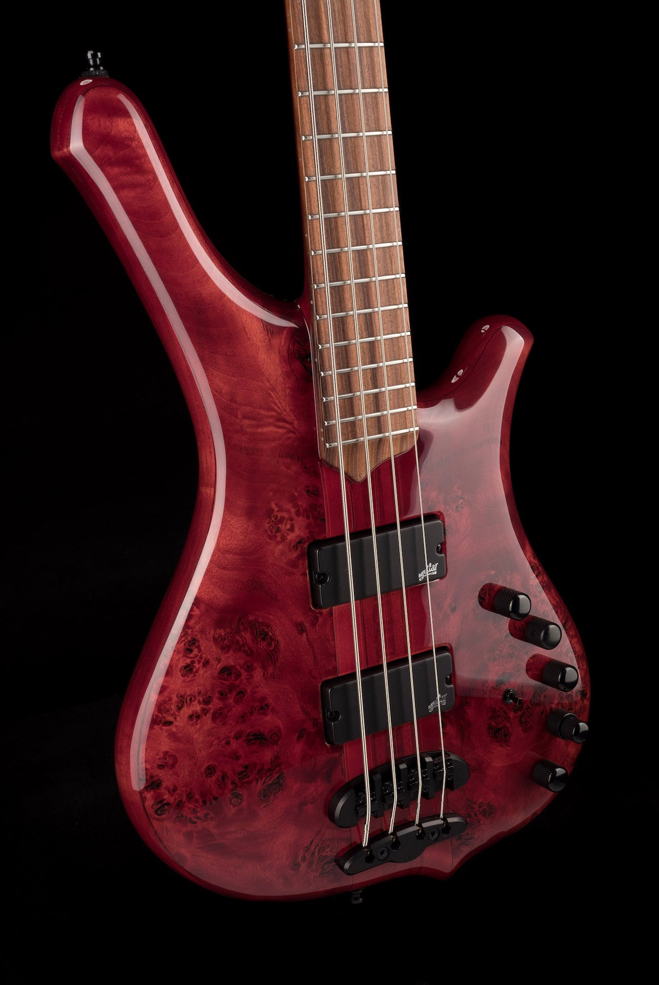 Mayones Comodous 4 String Bass Guitar Poplar Top Liquid Red Gloss Fini ...