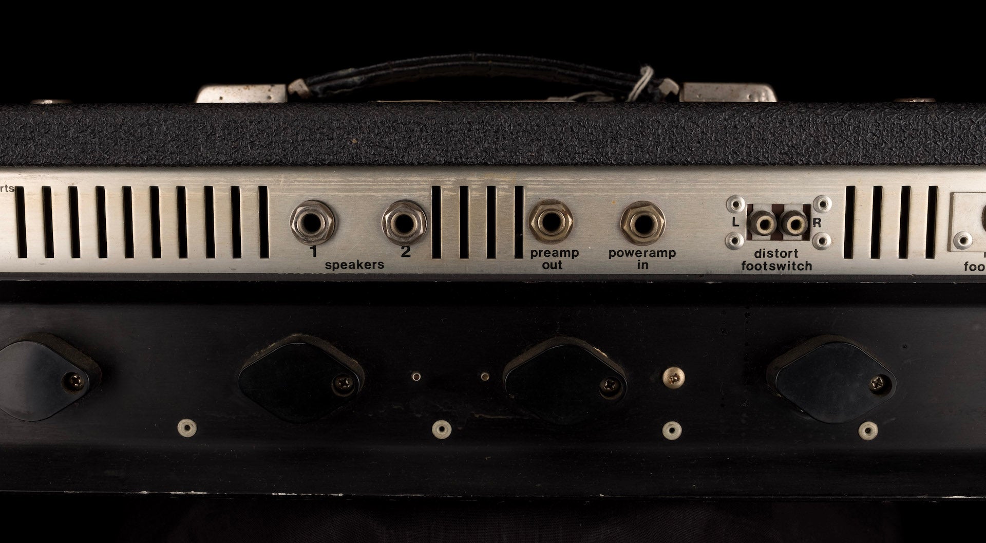 Pre Owned 1970's Sunn Concert 300-Watt 4-Ohm Black Bass Amp Head With ...