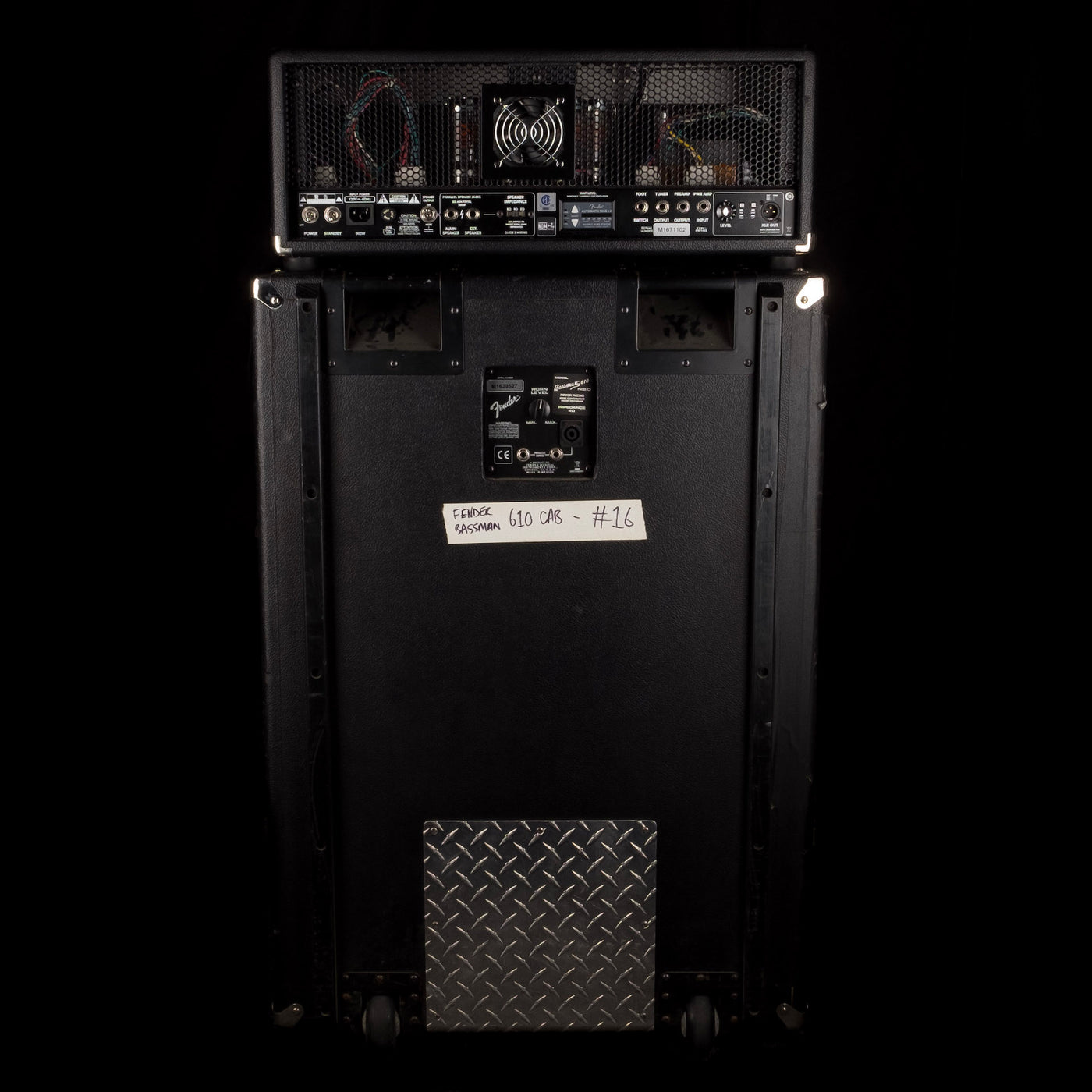 Pre Owned Fender Super Bassman Bass Amp Head And Bassman 610 Cab With ...